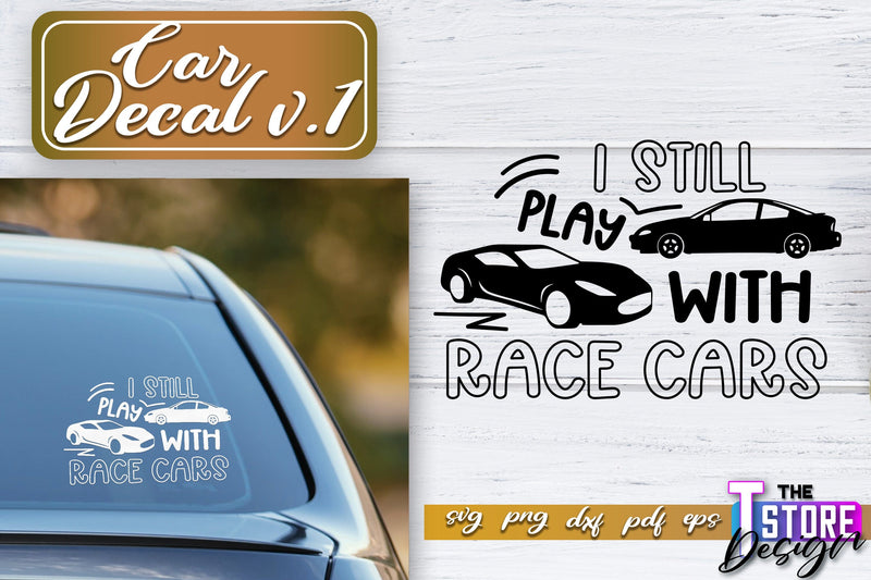 Car Decal SVG | Funny Car Quotes SVG | SVG File v.1 - So Fontsy
