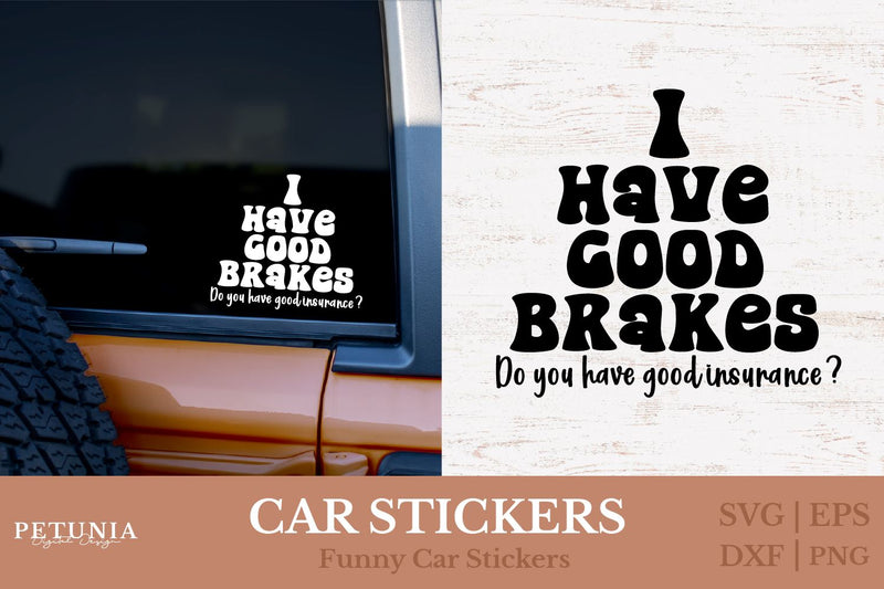 Car Stickers SVG | Funny Car Window Decal SVG - So Fontsy