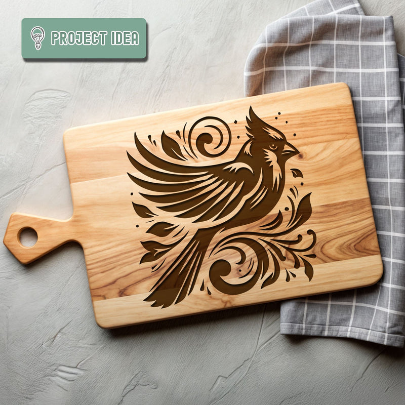 Cardinal Bird SVG DXF PNG JPG - So Fontsy