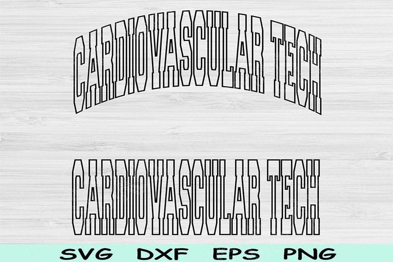 Cardiovascular Tech Svg Cut Files, Cardiovascular Tech Png ...