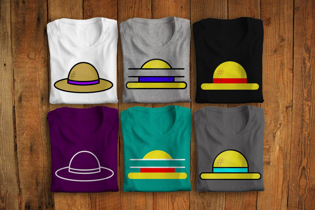Cartoon Straw Hat SVG Trio - So Fontsy