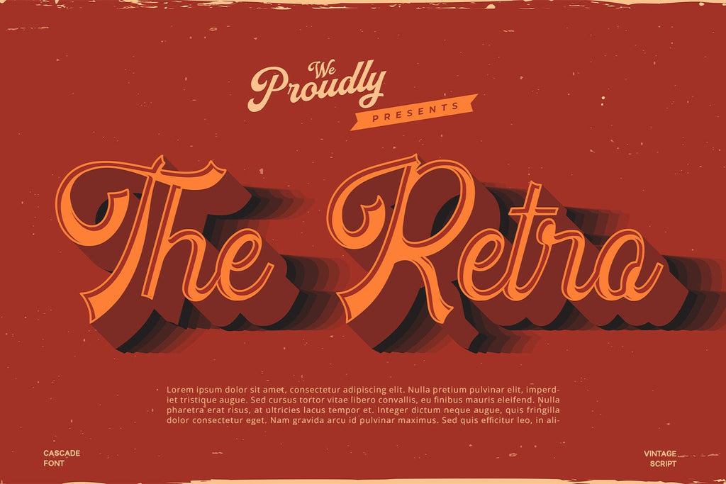 Cascade - Vintage Script - So Fontsy