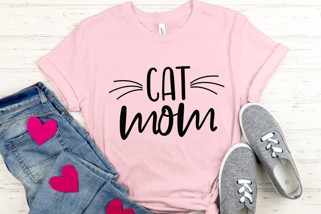 Cat Mom SVG Cutting File - So Fontsy