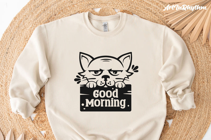 Cat svg, Good morning svg - So Fontsy