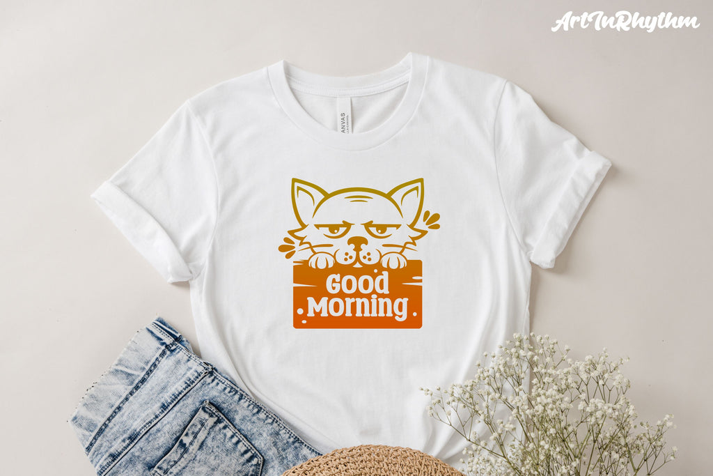 Cat svg, Good morning svg - So Fontsy