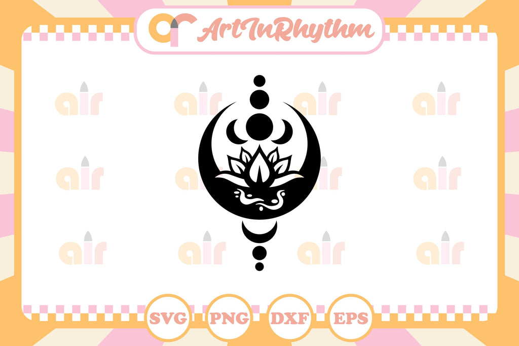 Celestial Lotus svg / Mystical Lotus svg - So Fontsy