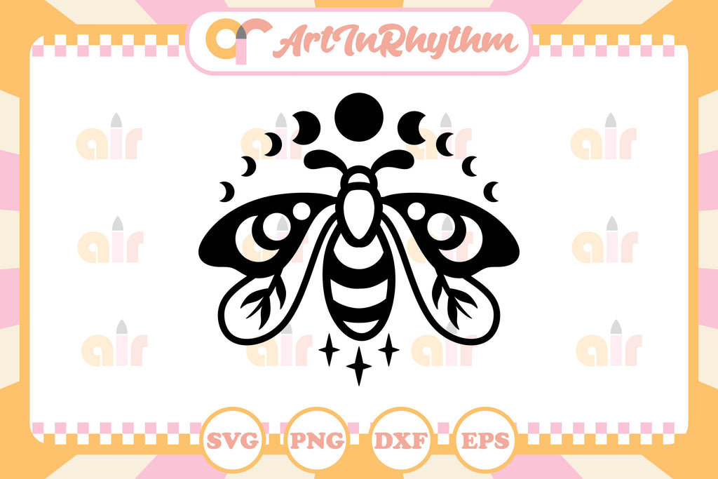 Celestial Moth svg / Mystical Moth svg - So Fontsy