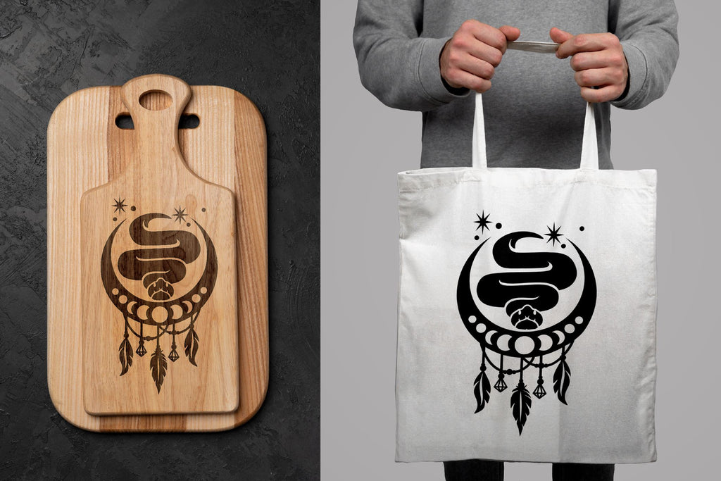 Celestial Snake svg, Mystical snake svg - So Fontsy