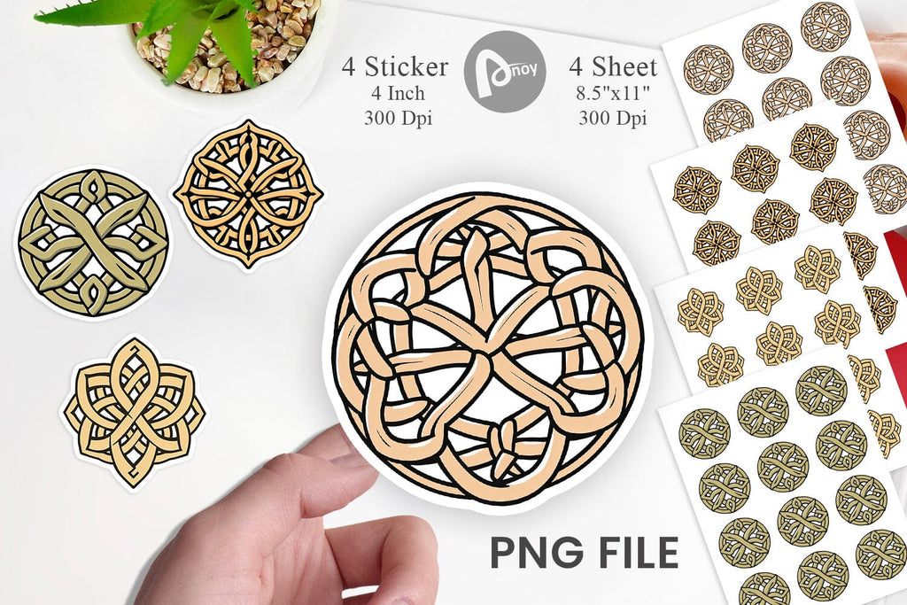 Celtic Knot Sticker - So Fontsy