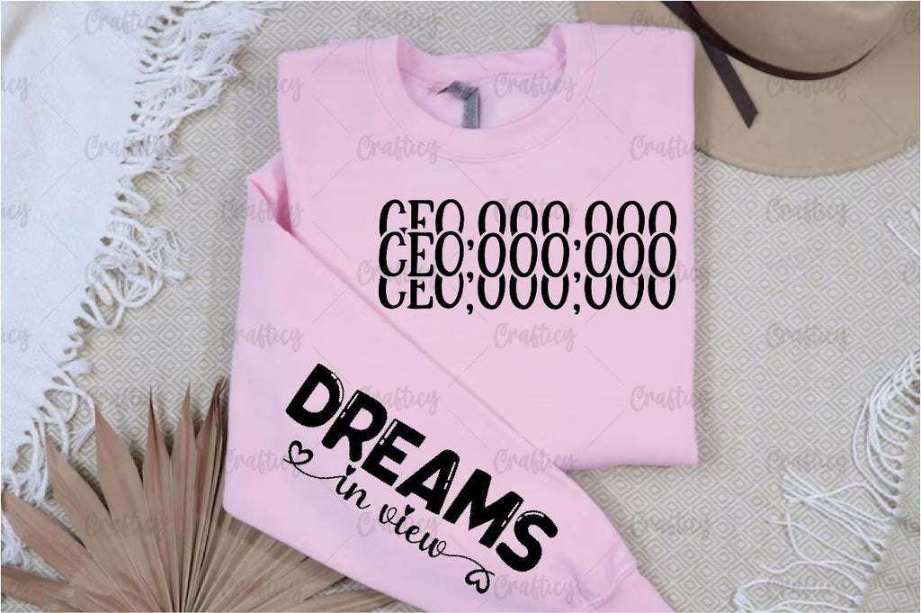 CEO 000 000 Sleeve SVG Design - So Fontsy