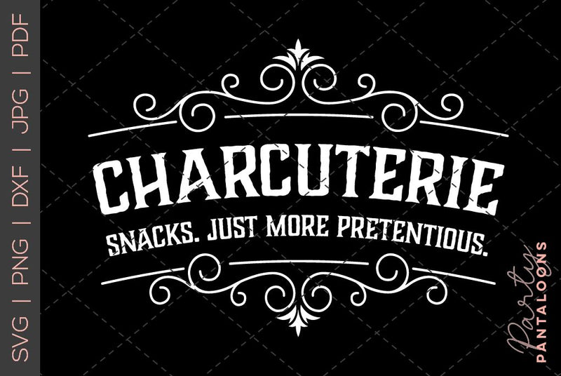 Charcuterie Board SVG | Cheese Board SVG - So Fontsy
