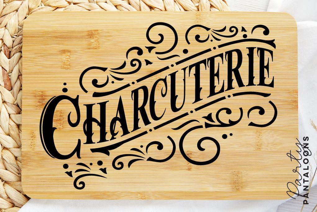 Charcuterie Board SVG | Cheese Board SVG - So Fontsy