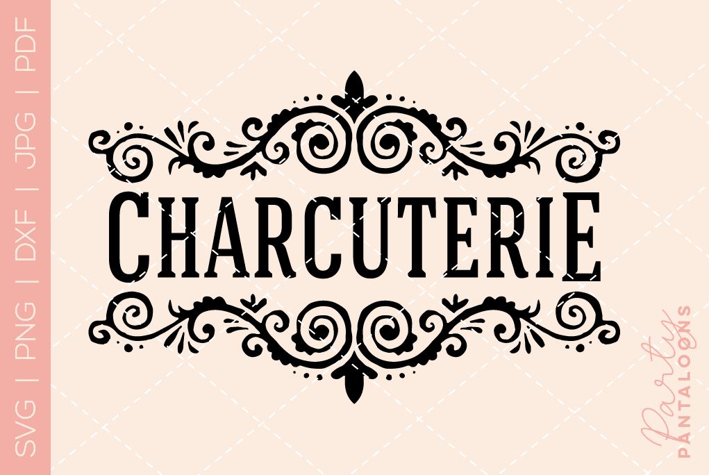 Charcuterie Board SVG - So Fontsy