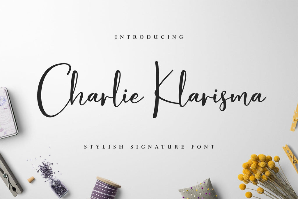 Charlie Klarisma Signature Font - So Fontsy