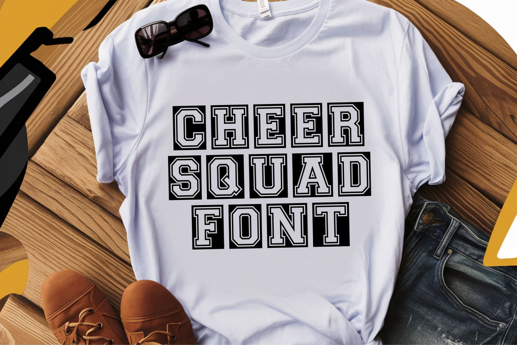 Cheer Distressed & Halftime Font | Varsity Sports Font - So Fontsy