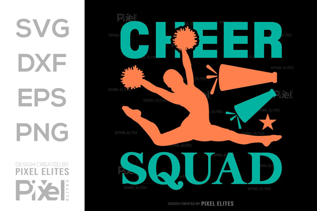 Cheer Squad SVG Cheerleading Cheer Life Bundle Cheer Team Cheer Quote ...