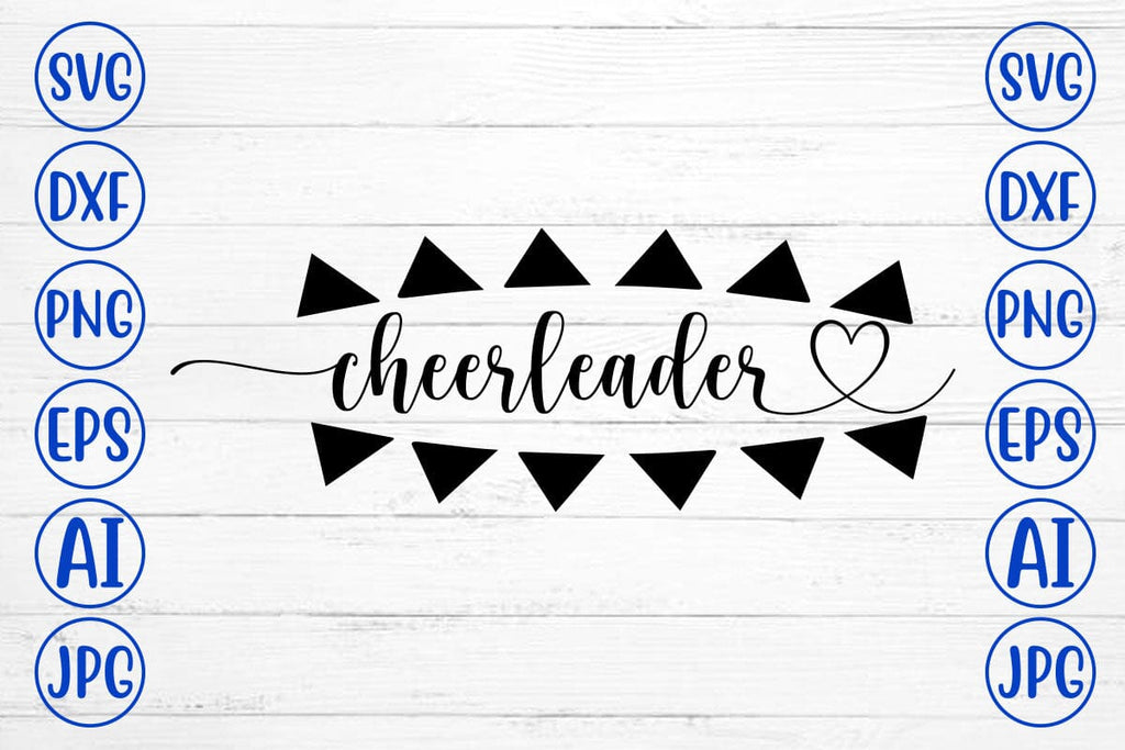 Cheerleader SVG - So Fontsy