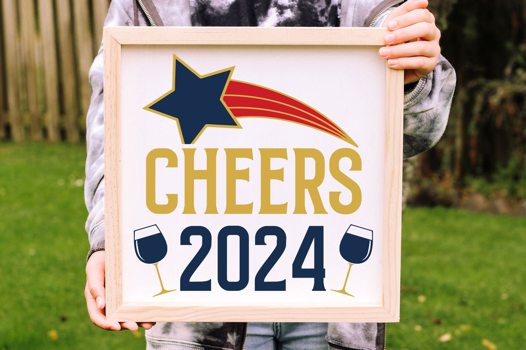 Cheers 2024 svg design - So Fontsy