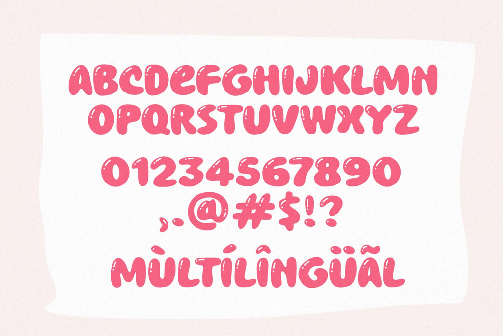 Chewy Bubble Font - So Fontsy