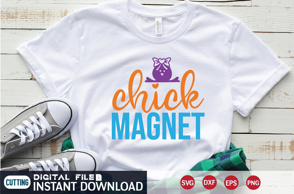 chick magnet SVG - So Fontsy