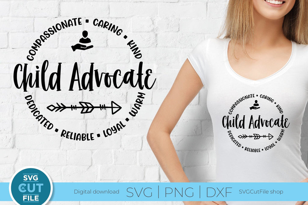 Child Advocate svg for Social Worker - So Fontsy