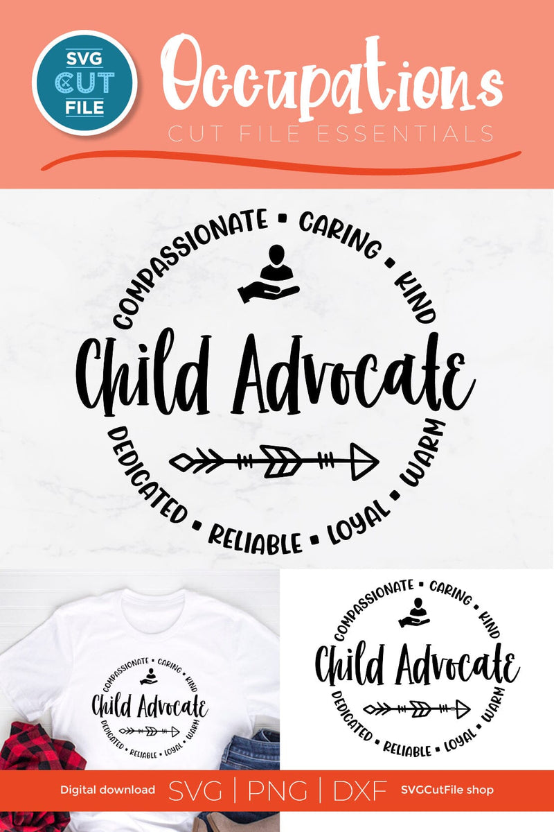 Child Advocate svg for Social Worker - So Fontsy
