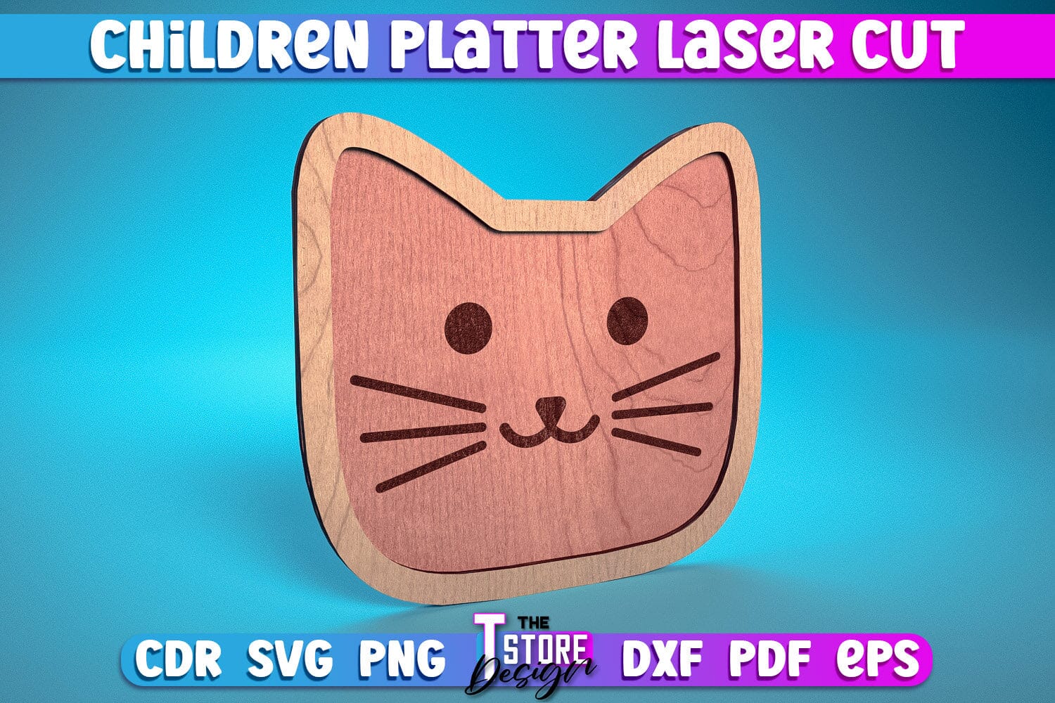 Children Platter Laser Cut | Platter Laser Cut Design | CNC Files - So ...