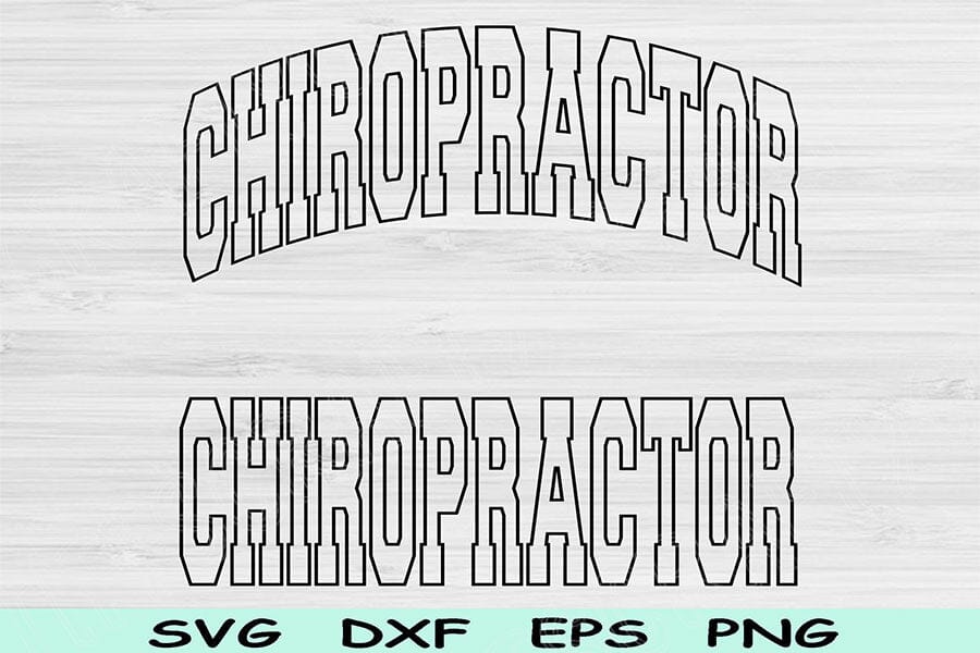 Chiropractor Svg Dxf Cut Files, Chiropractor Png, Chiropractic Svg ...