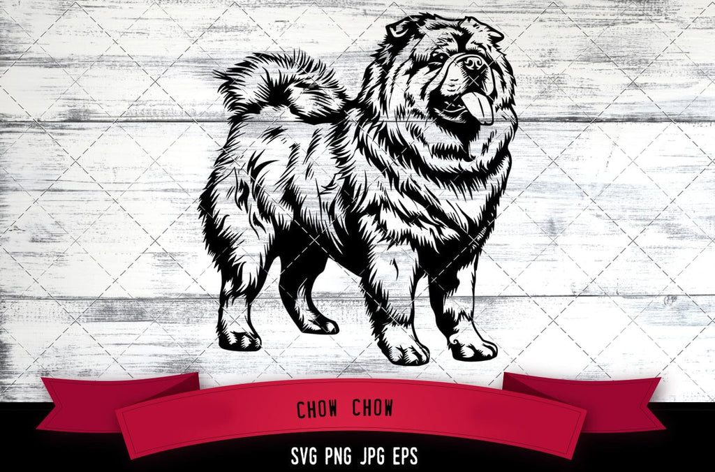 Chow Chow SVG, Dog SVG, Logo - Digital Download with Commercial License ...