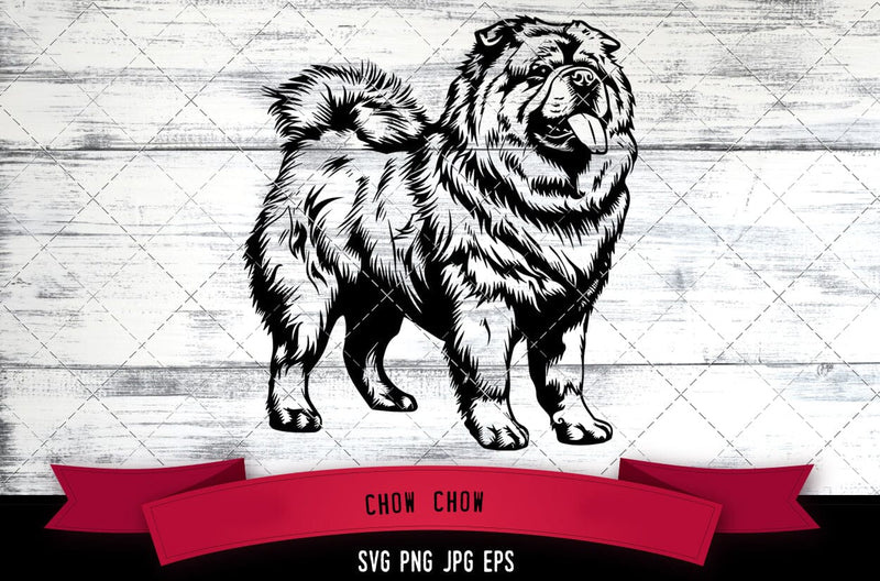 Chow Chow SVG, Dog SVG, Logo - Digital Download with Commercial License ...