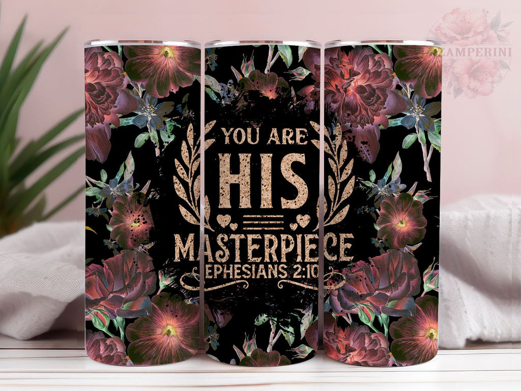 Christian 20oz Tumbler Wrap PNG, Christian Bible Affirmations Tumber ...