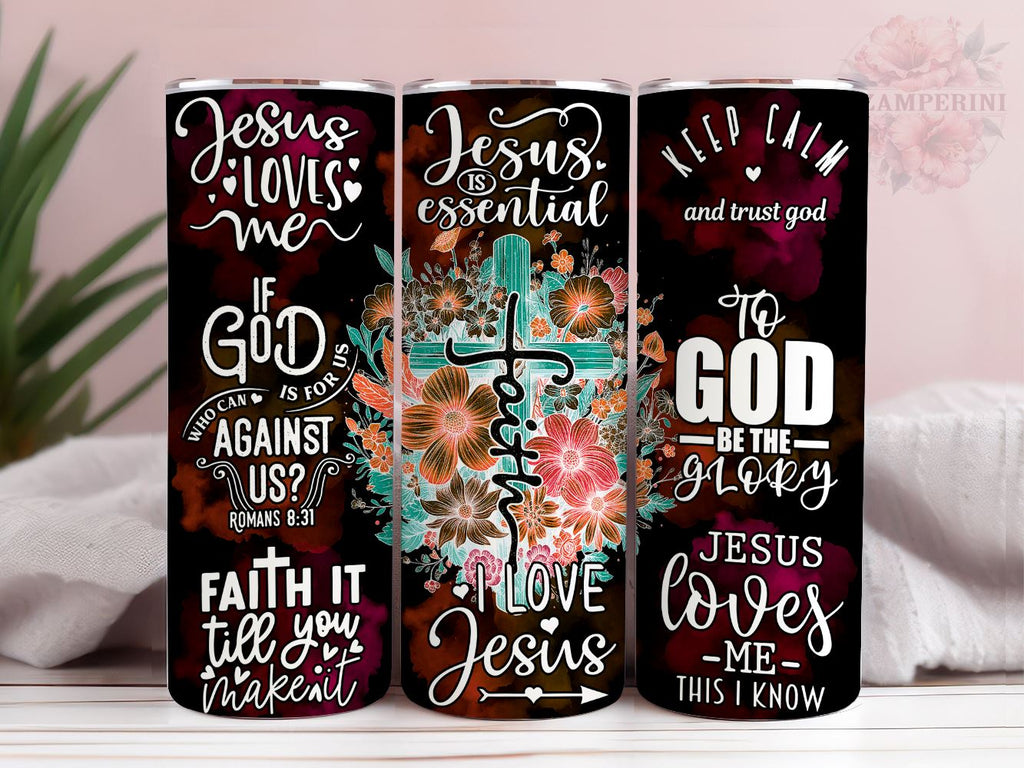 Christian 20oz Tumbler Wrap PNG, Motivational Tumbler Design ...