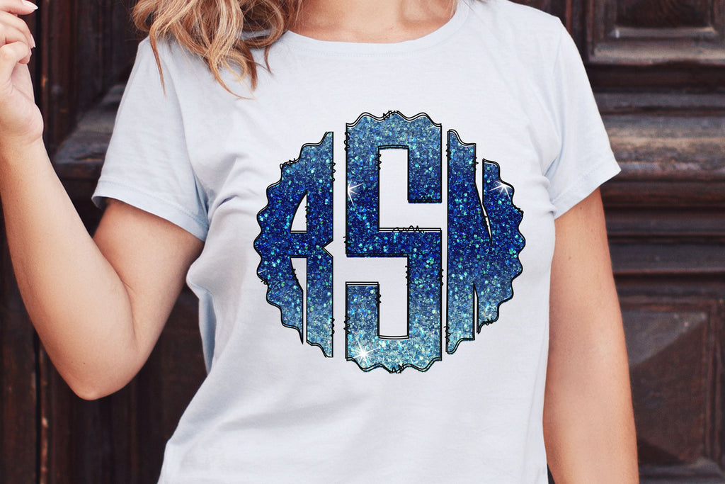 Christian Christmas Monogram Alphabet, Jesus Doodle Monogram - So Fontsy