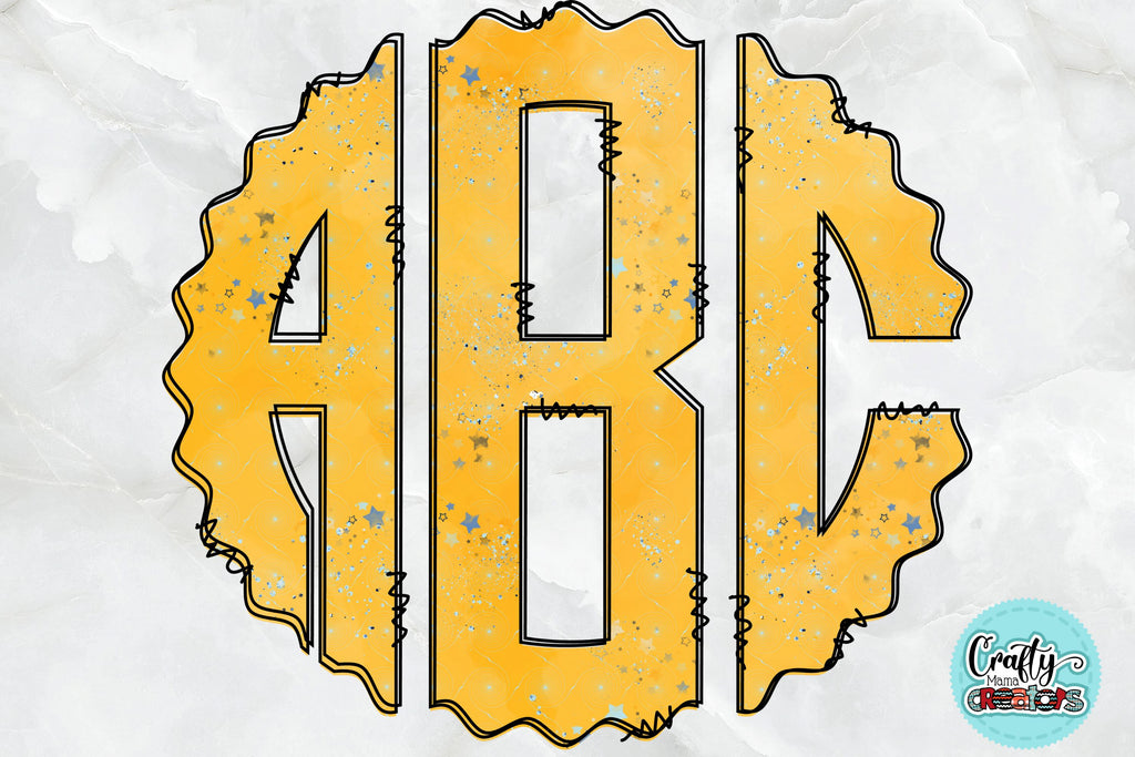 Christian Christmas Trio Monogram Alphabet, Jesus Nativity - So Fontsy