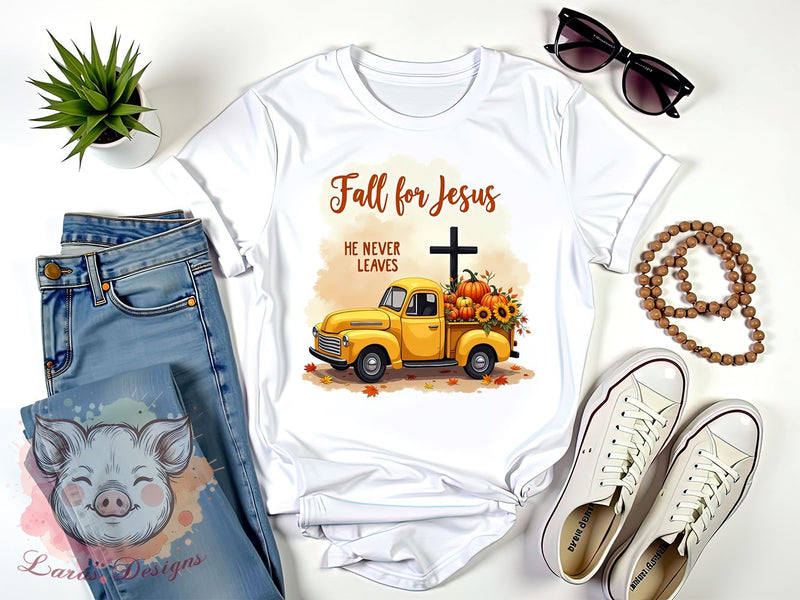 Christian Fall Design, Autumn Faith PNG, Religious Fall Sublimation ...