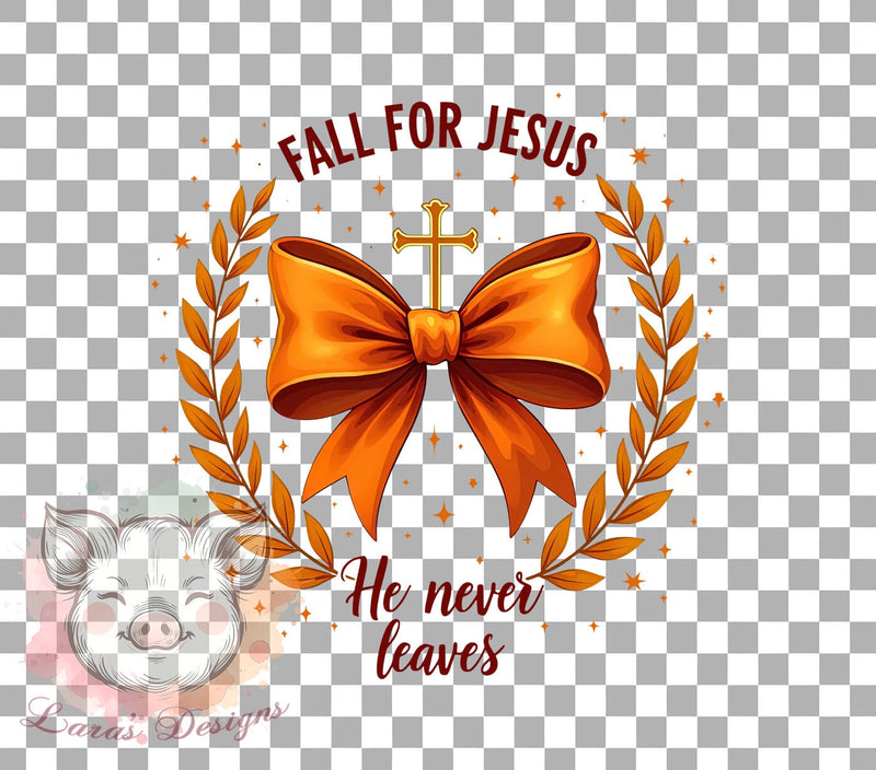 Christian Fall PNG, Religious Autumn Design, Jesus Fall Sublimation ...