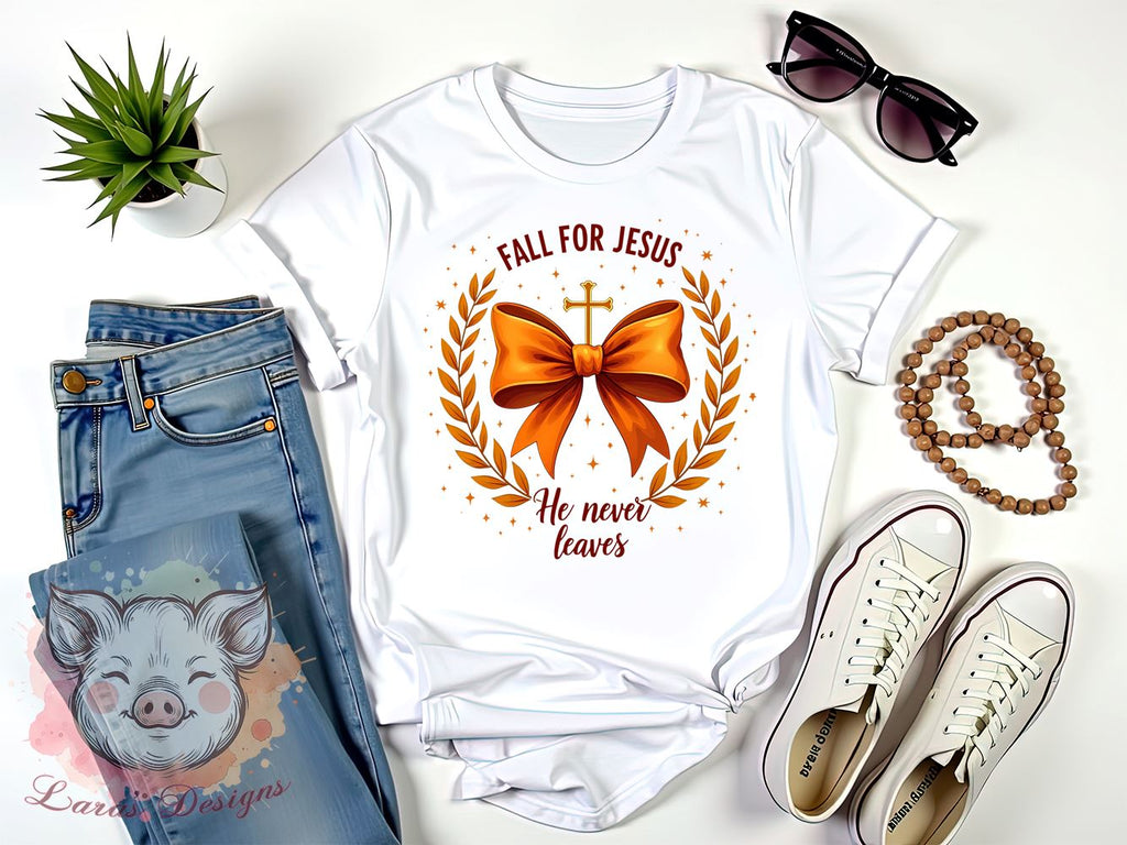 Christian Fall PNG, Religious Autumn Design, Jesus Fall Sublimation ...