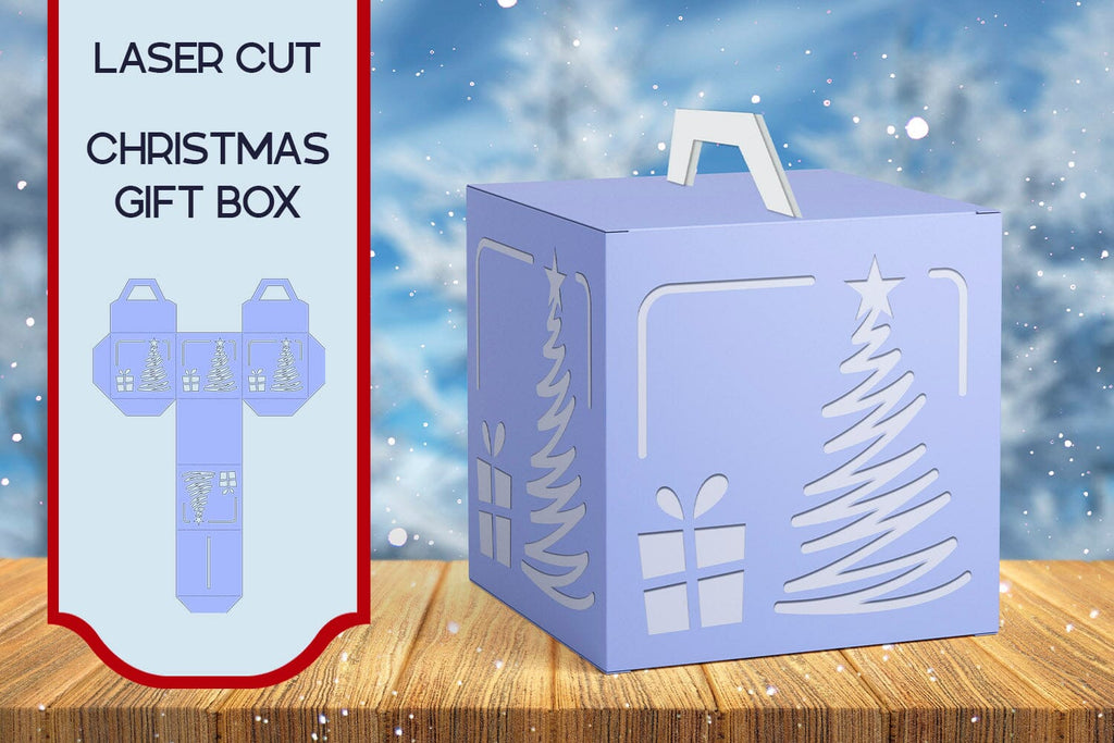 Christmas Candy Box Svg Holiday Gift Box Svg Laser Cut So Fontsy