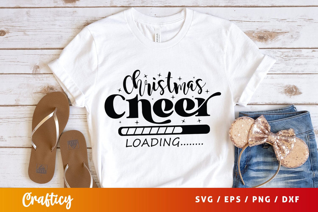 Christmas Cheer Loading SVG Design - So Fontsy