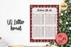 Christmas Gifts List Template | Printable PDF & Vector - So Fontsy
