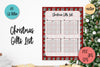 Christmas Gifts List Template | Printable PDF & Vector - So Fontsy
