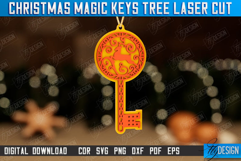 Christmas Magic Keys | Christmas Tree Toy | Christmas Patterns | Santa ...