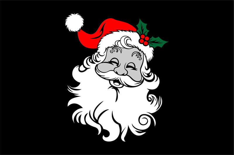 Christmas Santa SVG | Santa Claus Svg | Santa Face Svg | Cute Santa Sv ...