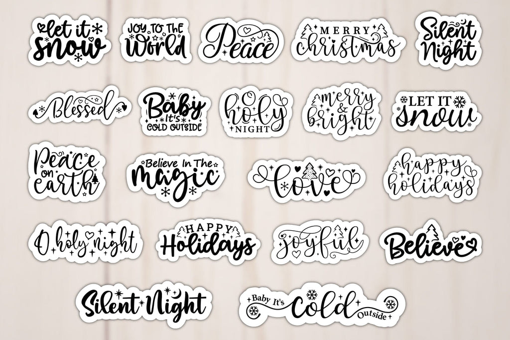 Christmas Stickers Bundle Vol.2 - So Fontsy