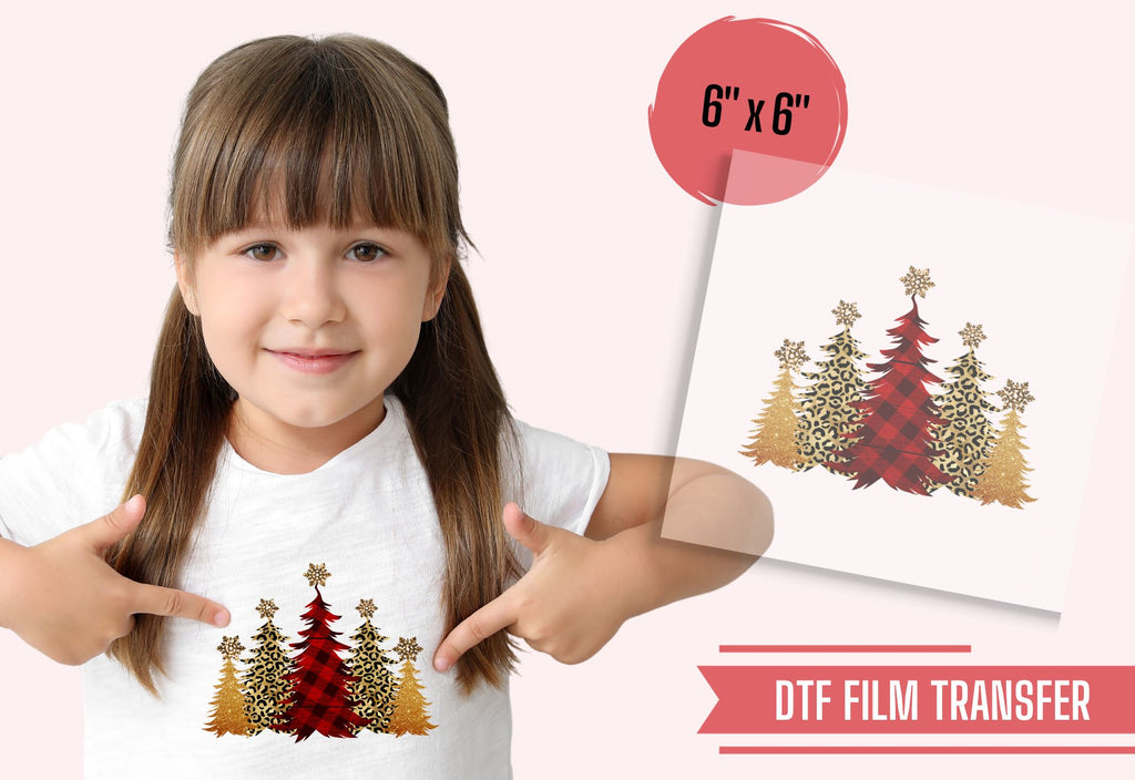 Christmas Trees DTF Transfer - So Fontsy
