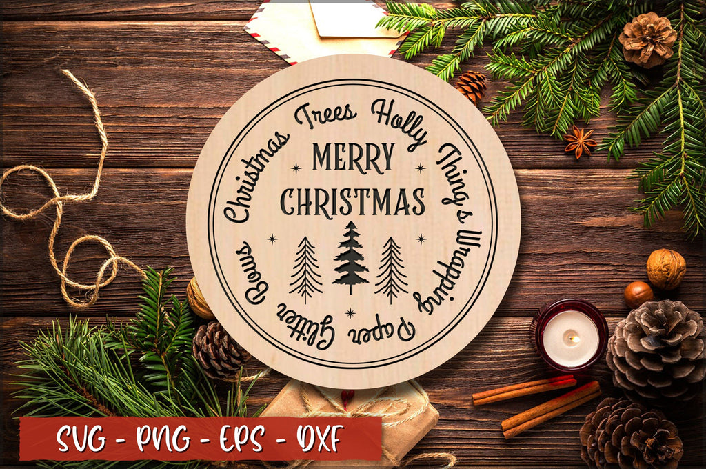 Christmas trees holly things wrapping paper glitter bows ornaments star ...