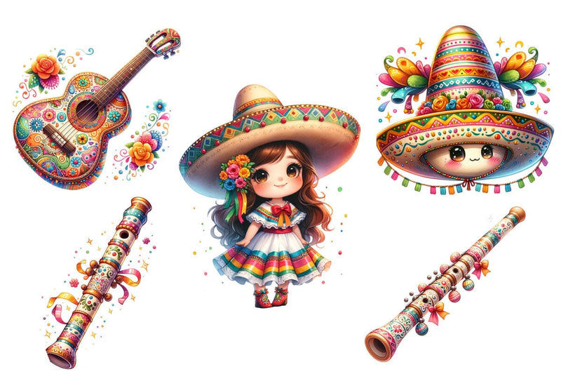 Cinco De Mayo Clipart ,Illustrator Clipart,Quotes and Sayings,Food ...