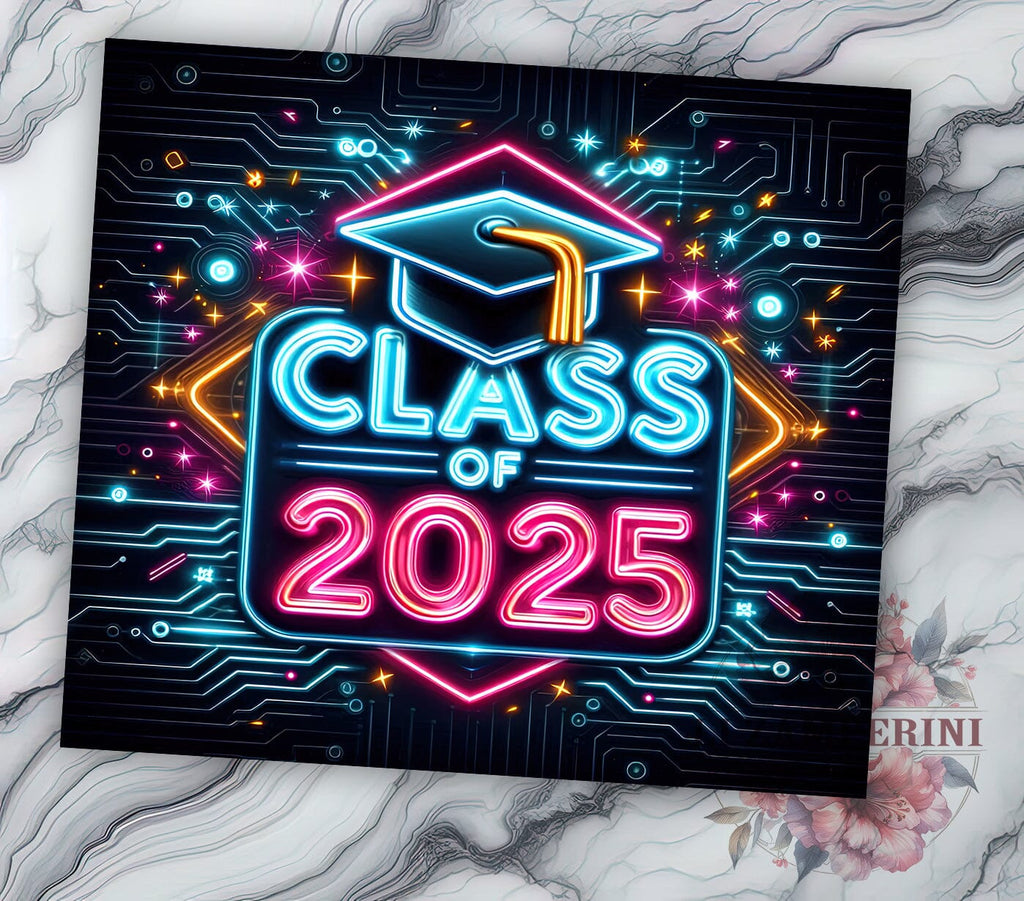 Class Of 2025, Graduation Decor, Tumbler Wrap, Digital Download, PNG ...