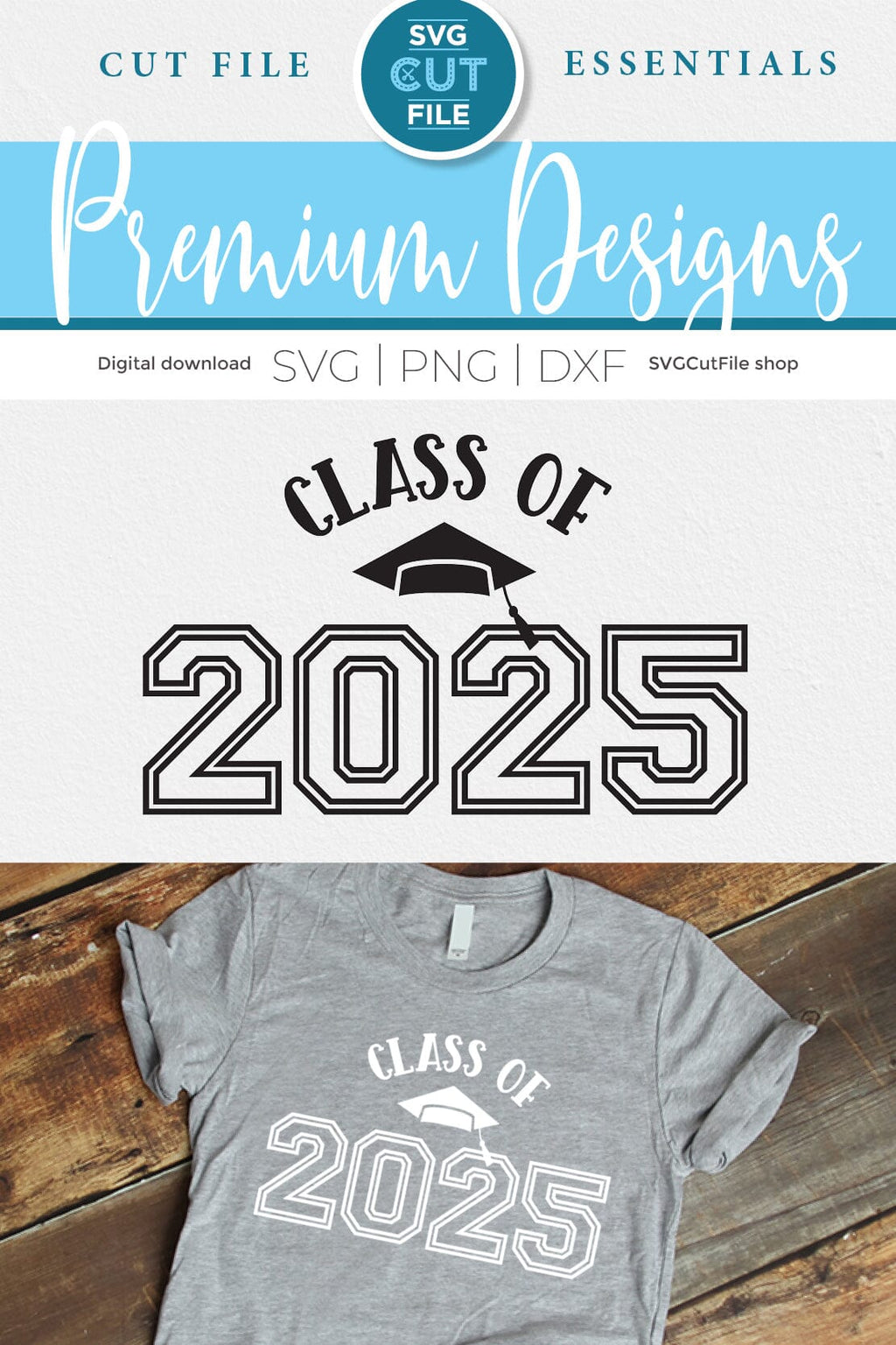 Class of 2025 svg, cute 2025 grad svg, 2025 graduation svg - So Fontsy
