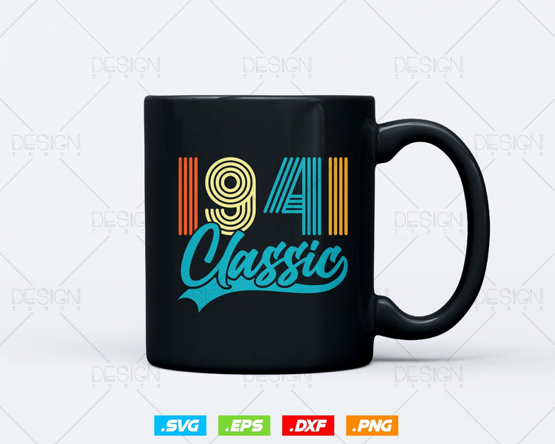 Classic 1941 Retro 83rd Birthday Shirt Svg Png, Vintage 83rd Birthday ...